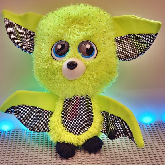 Classic Toy Company | Toys | Classic Toy Co Plush Bat Big Eyes Neon ...